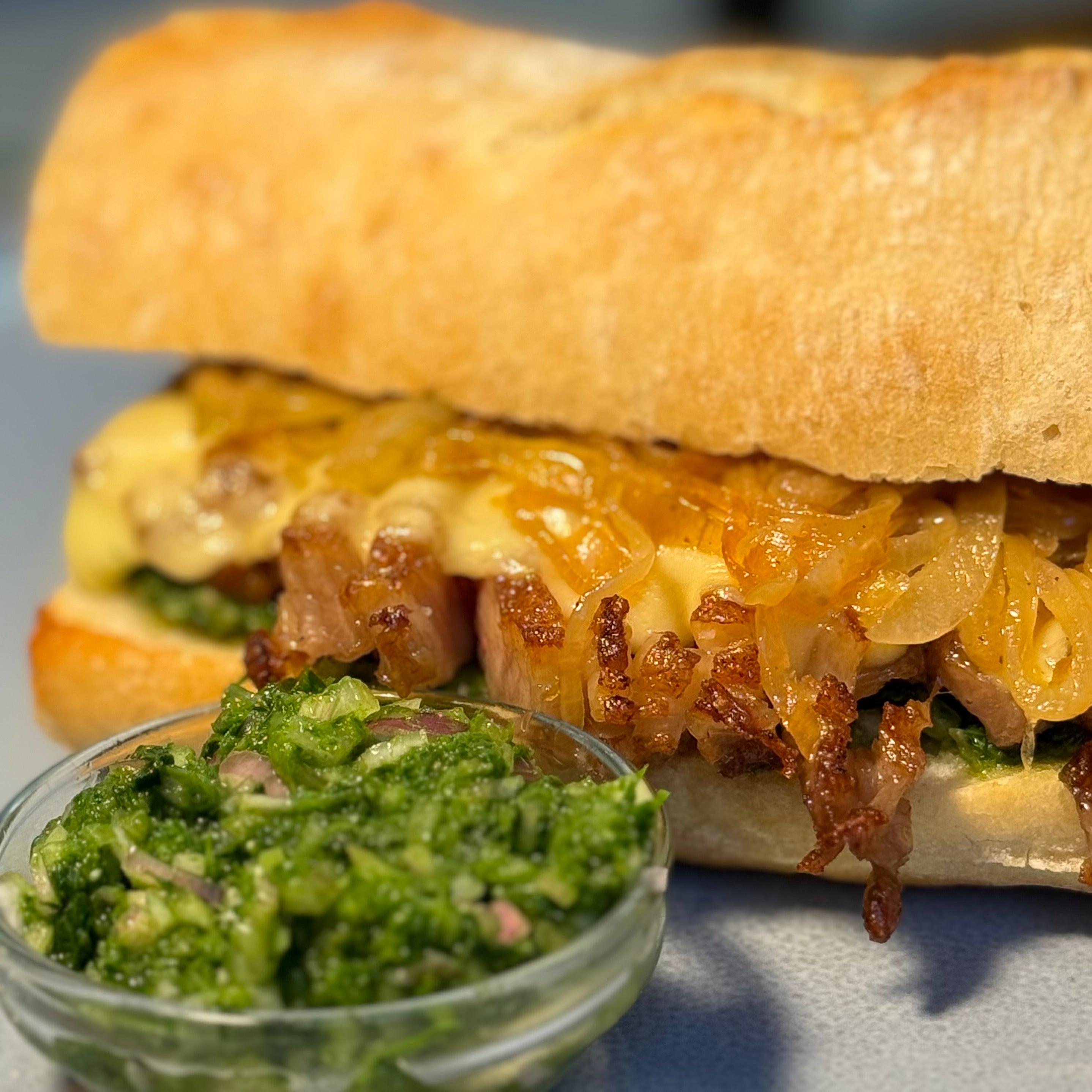 Steak sandwich – The twisted chef