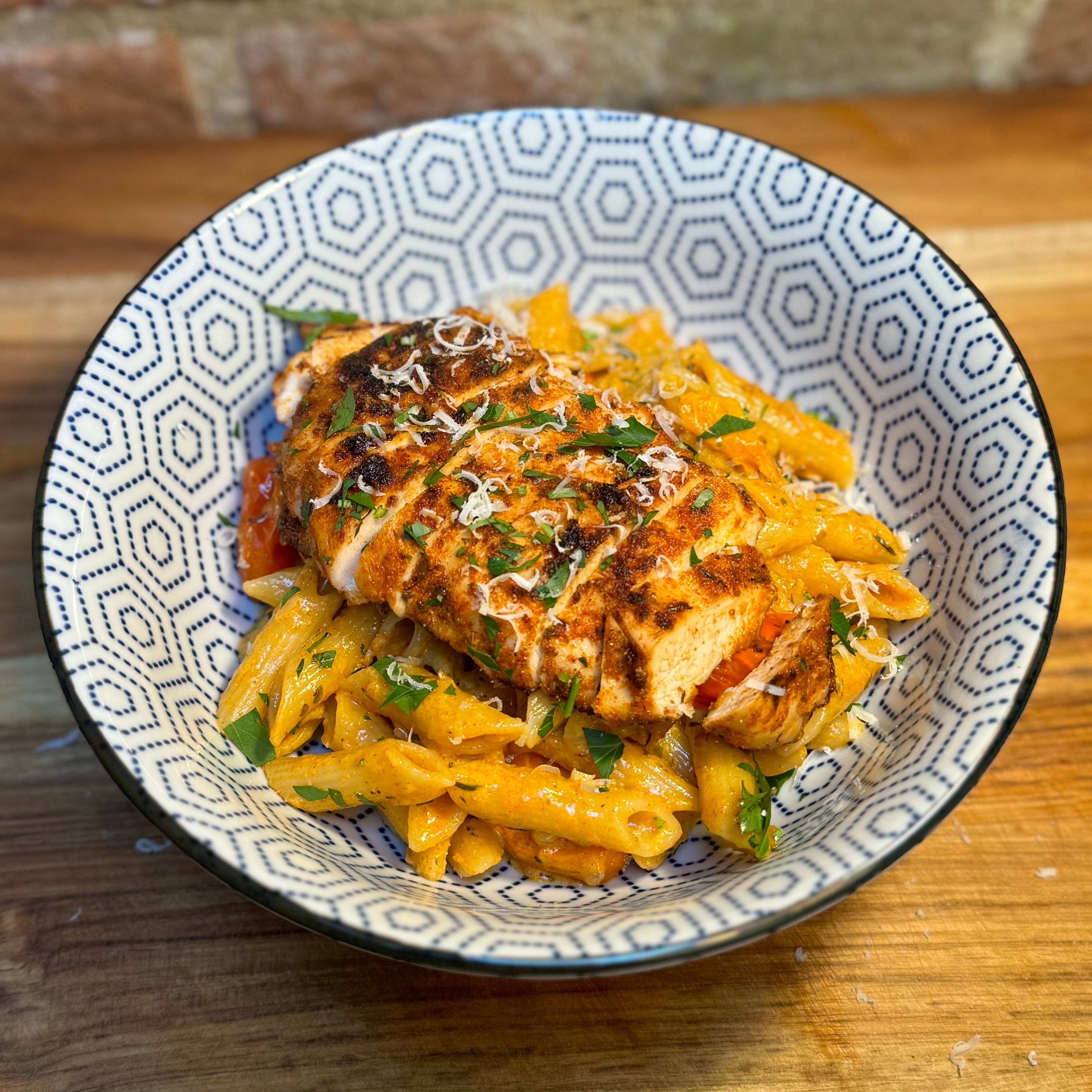 Cajun chicken pasta – The twisted chef