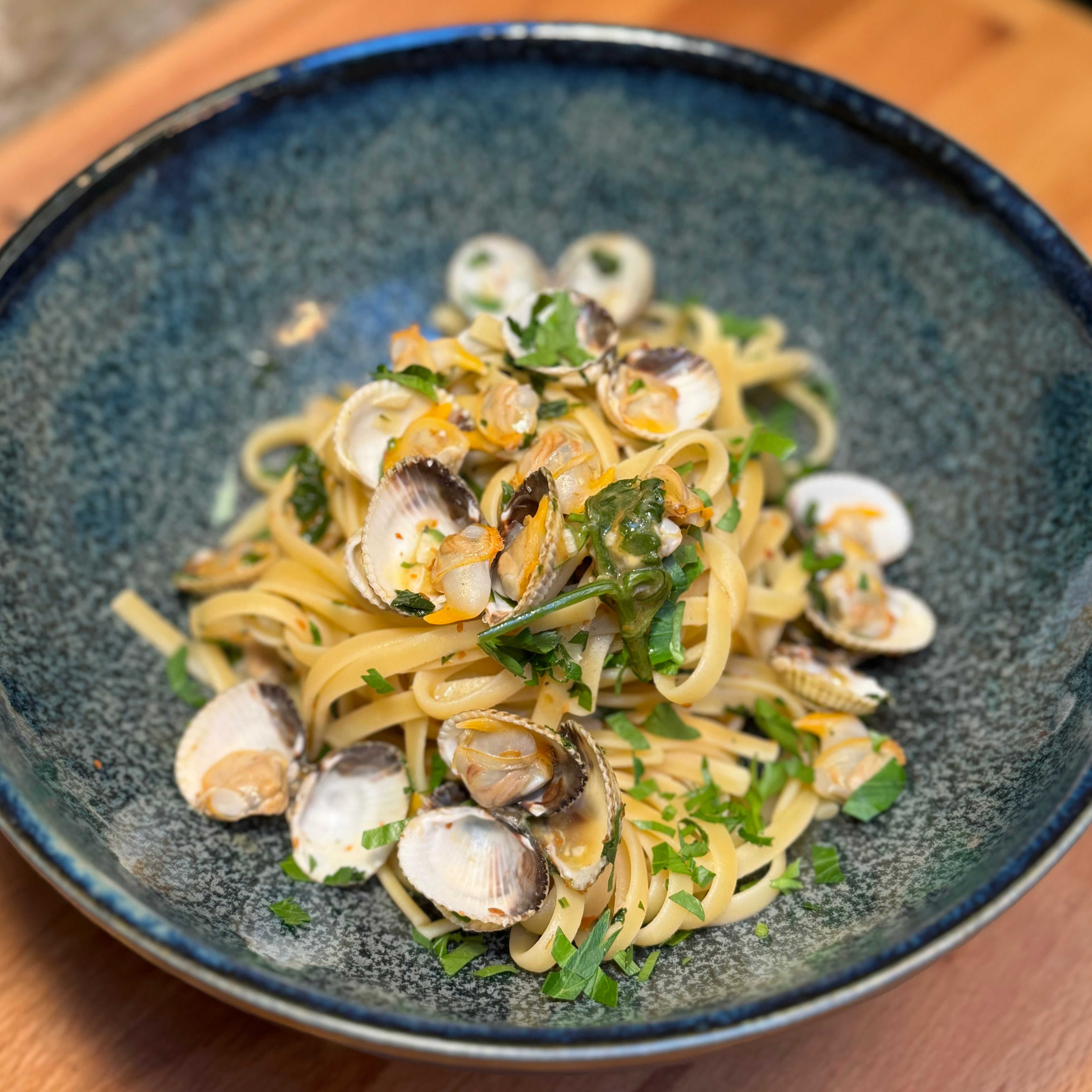 Spaghetti vongole – The twisted chef