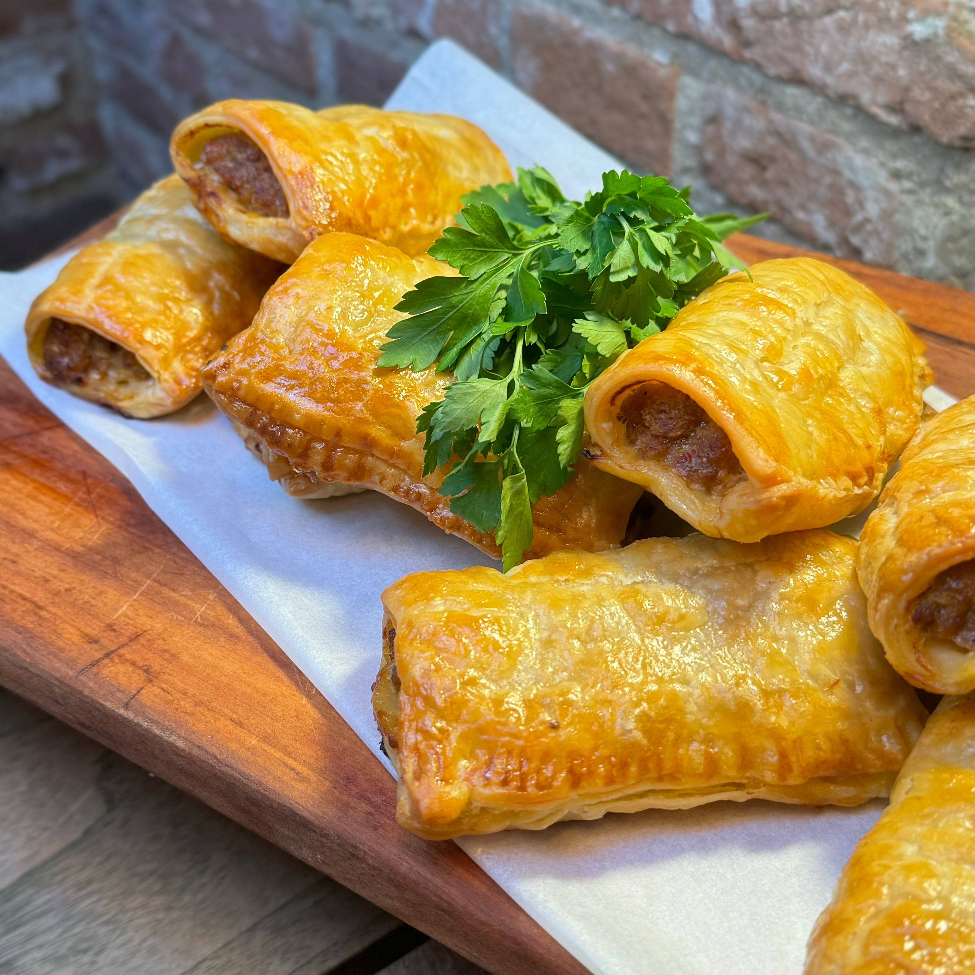 Sausage in puff pastry | saucijzenbroodje – The twisted chef