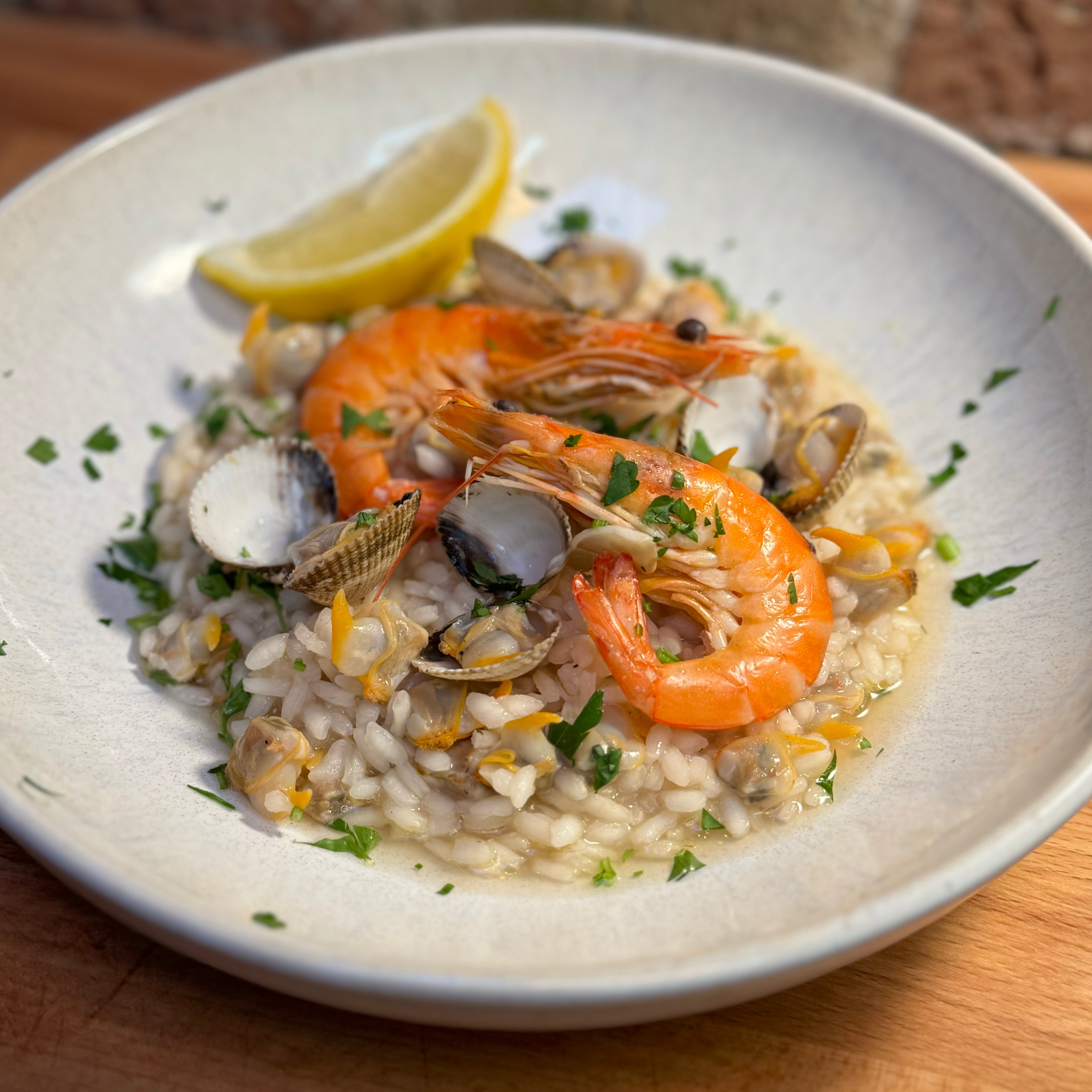 Seafood risotto – The twisted chef
