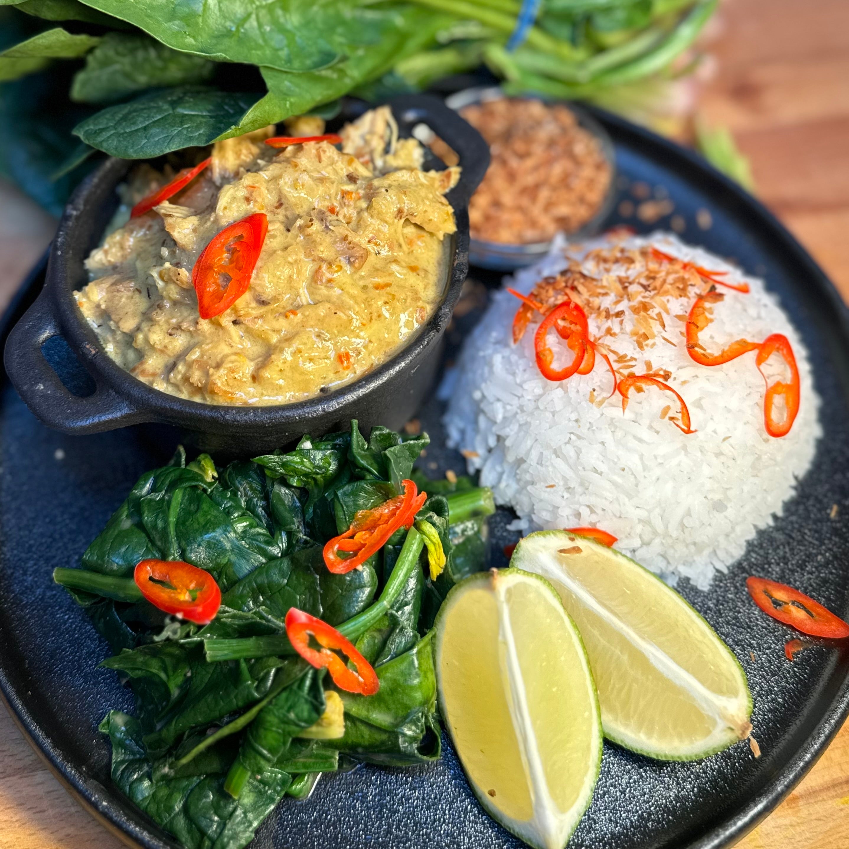 Pulled chicken rendang – The twisted chef