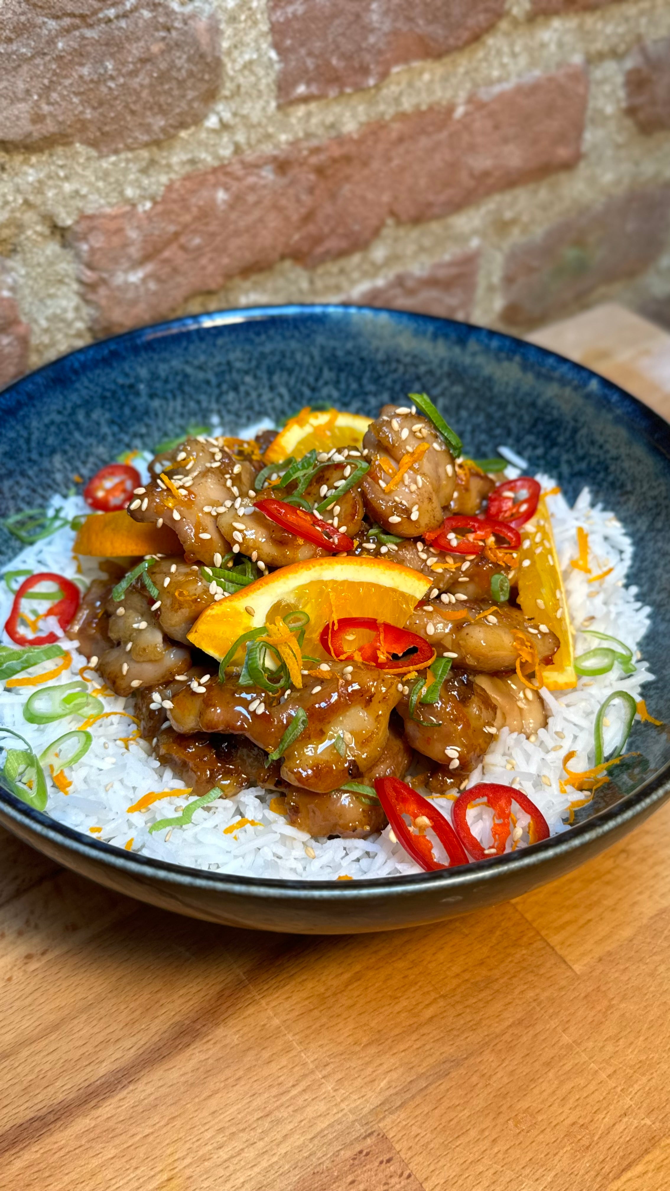 Orange chicken – The twisted chef