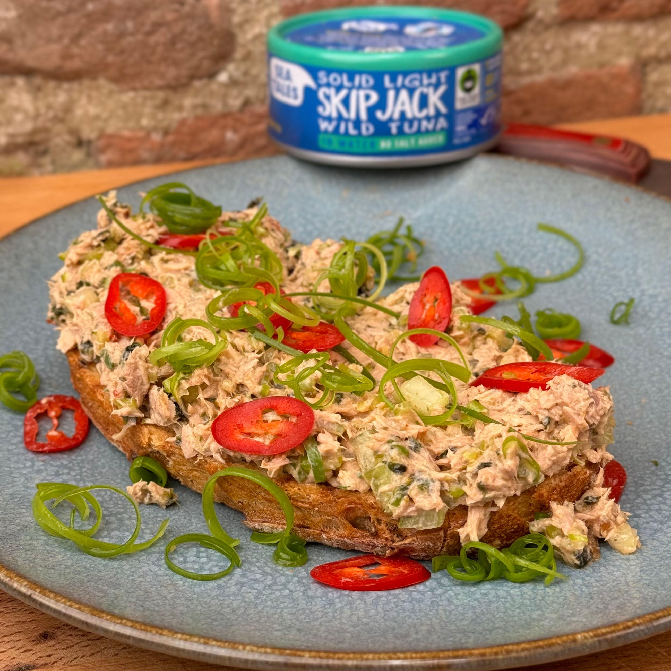Asian style tuna toast – The twisted chef